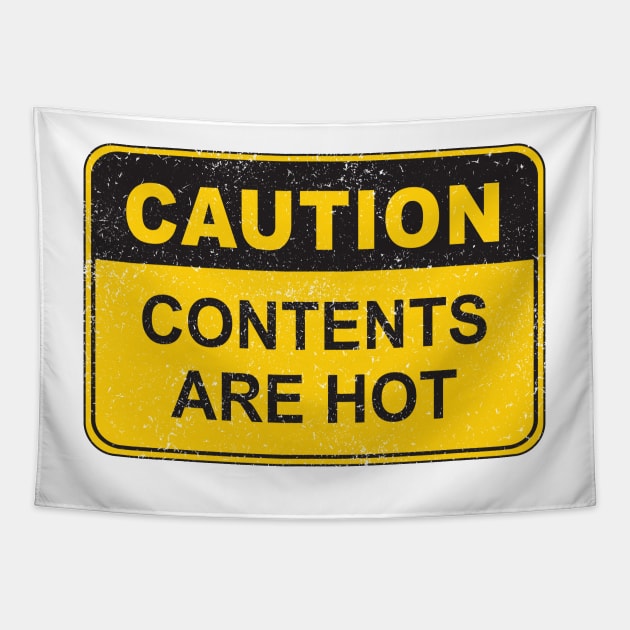 Funny Caution Sign Board - Funny - Tapestry | TeePublic