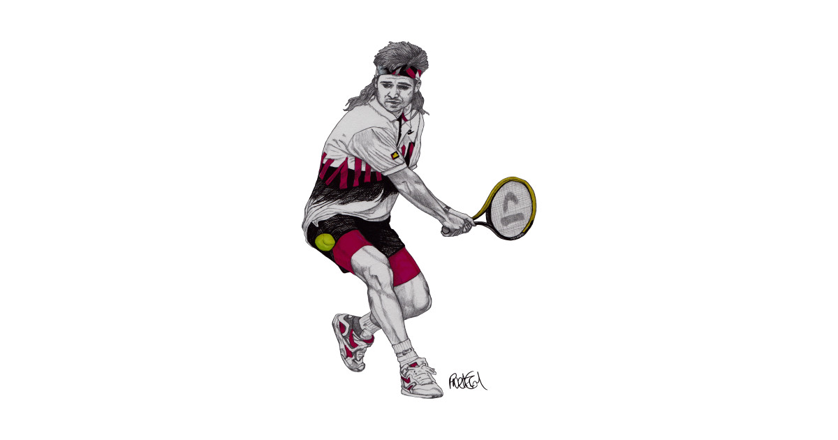 Andre Agassi - Tennis - T-Shirt | TeePublic