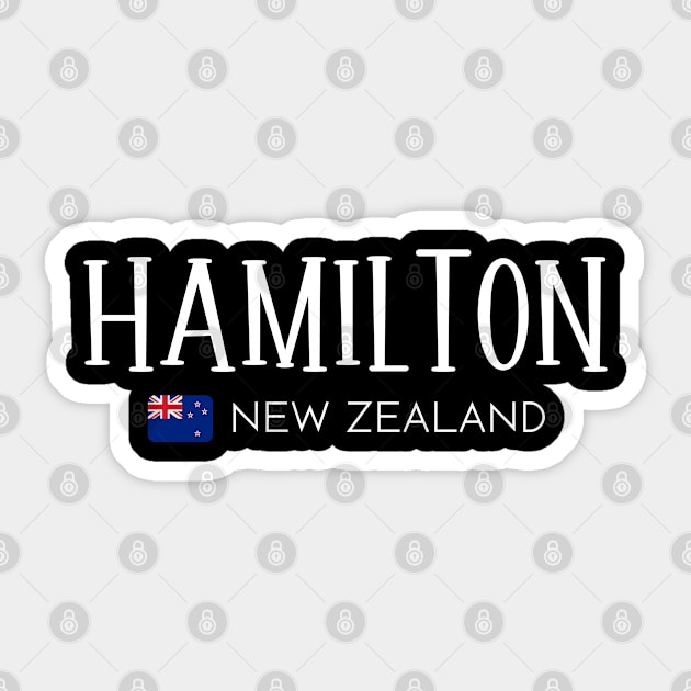 Hamilton - New Zealand - Hamilton - Sticker | TeePublic