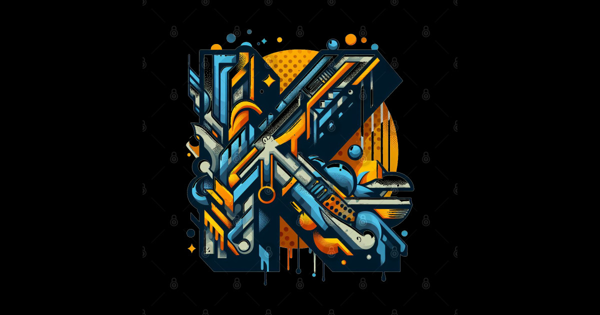 Letter K design graffity style - Letter K Design - Posters and Art ...