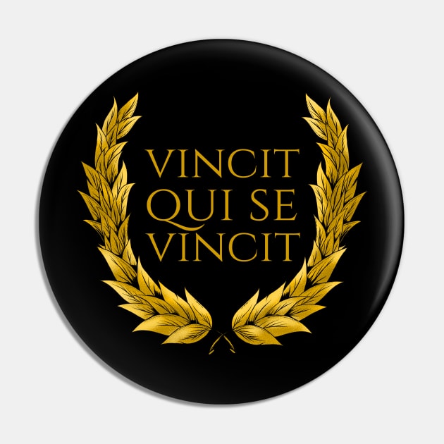 Latin Quote - Vincit Qui Se Vincit - Motivational Phrase - Motivational ...