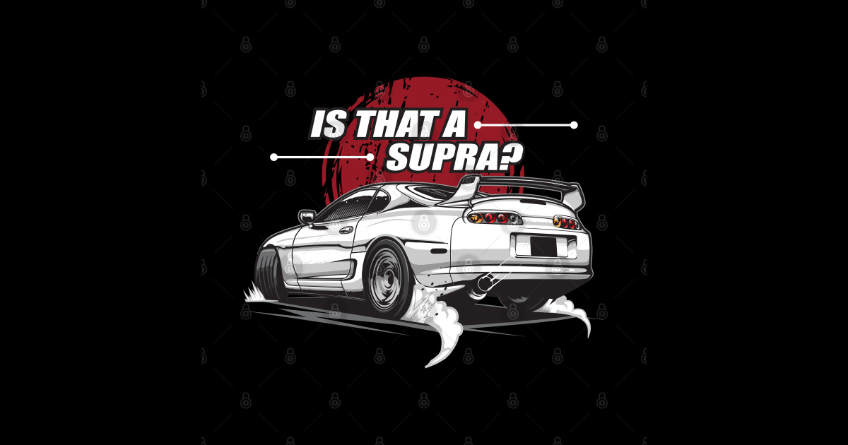 Toyota Supra MKIV - Toyota Supra Mk4 - Sticker | TeePublic