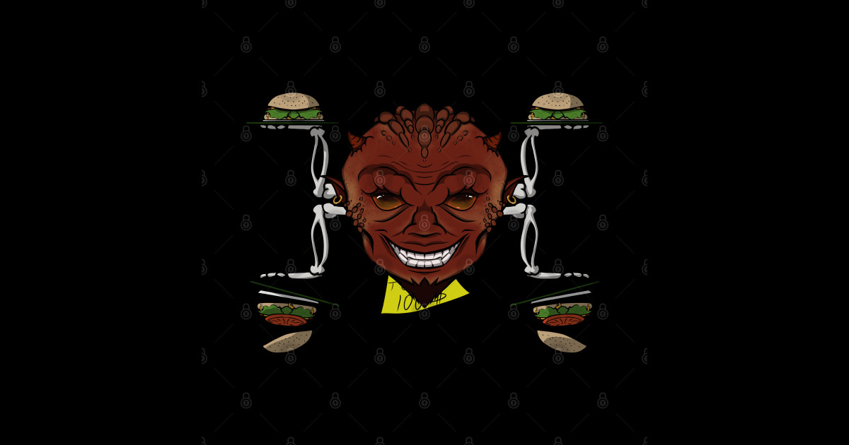 Devil's Waiter (no caption) - Waiter - Sticker | TeePublic