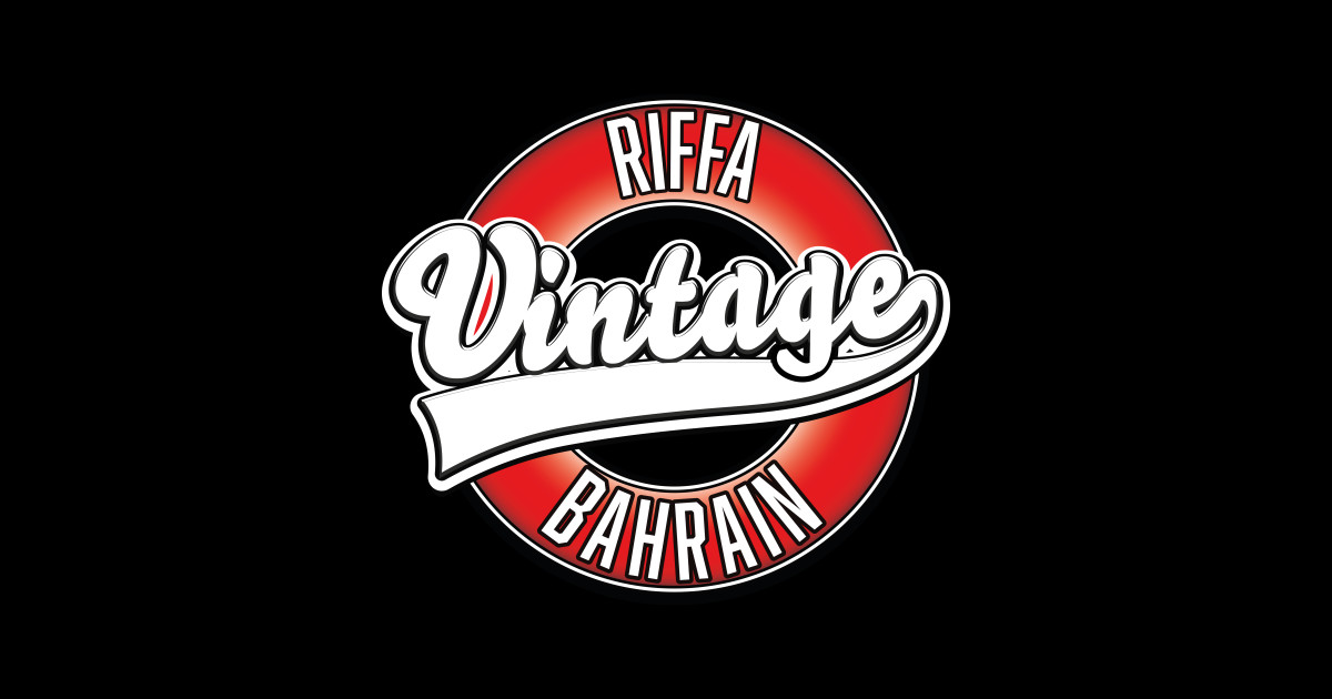 Riffa bahrain vintage logo - Riffa Bahrain - Pin | TeePublic