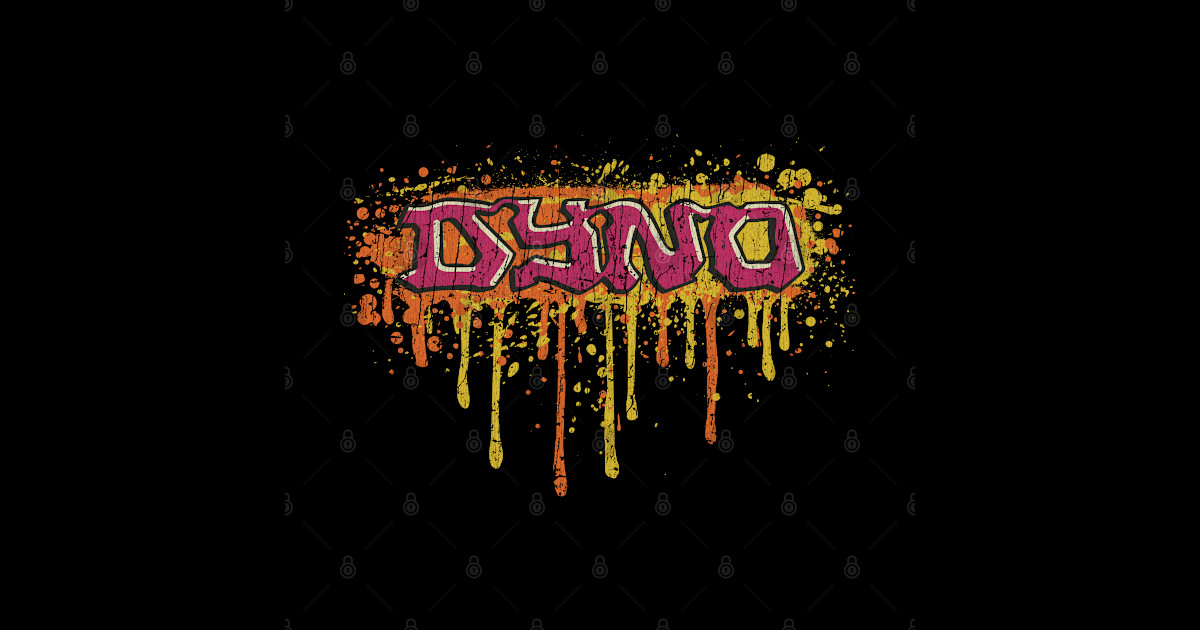 Dyno BMX Graffiti Splatter 1988 - Bmx - Sticker | TeePublic