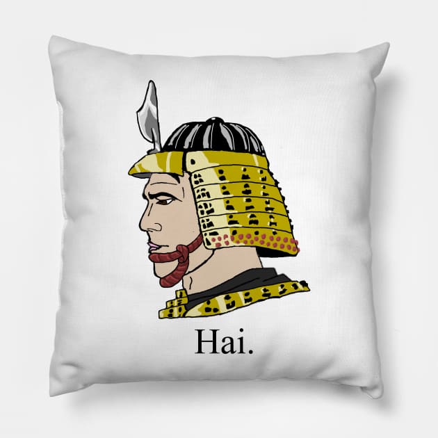 Samurai Chad 2 - Samurai - Pillow | TeePublic