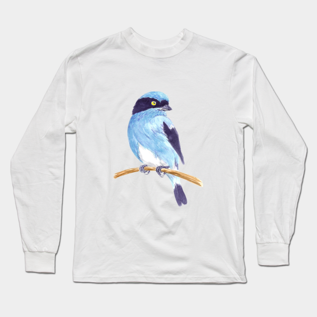 Blue bird - Bird - Long Sleeve T-Shirt | TeePublic