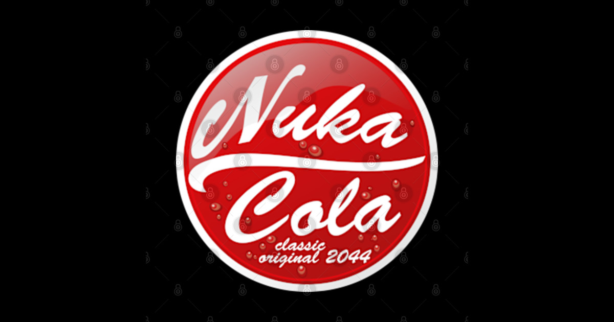 Nuka Cola logo - Nuka Cola Logo - Sticker | TeePublic