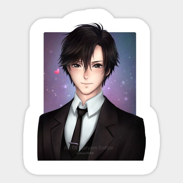 Jumin - Mystic Messenger - Juminhan Mystic Messenger - Sticker | TeePublic