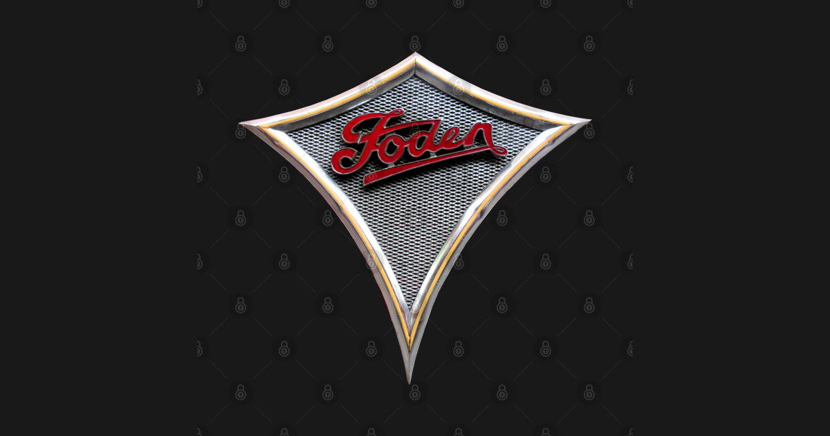 Vintage 1940s Foden grille emblem - Foden - T-Shirt | TeePublic
