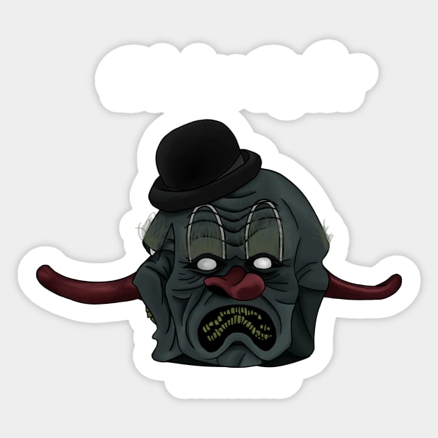 Kai Anderson's Clown Mask - Kai - Sticker | TeePublic