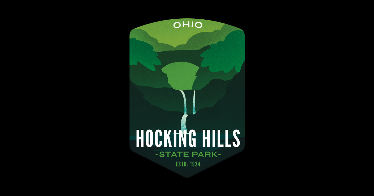 Hocking Hills State Park - Hocking Hills State Park - Sticker | TeePublic