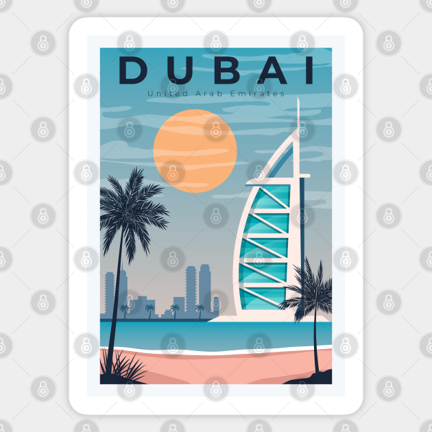 Dubai - Dubai - Sticker | TeePublic