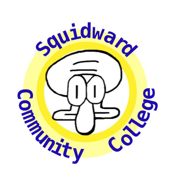 Squidward Community College - Squidward - Crewneck Sweatshirt | TeePublic
