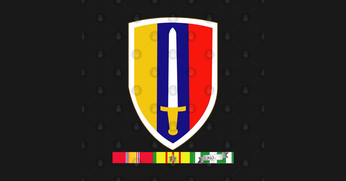 US Army Vietnam - USARV - Vietnam War w SVC wo Txt - Military - T-Shirt ...