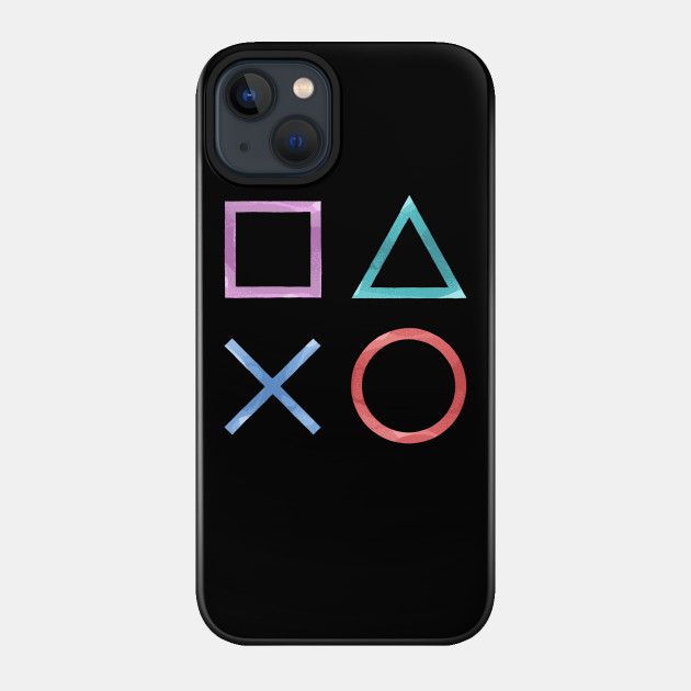 Playstation Symbols - Playstation - Phone Case