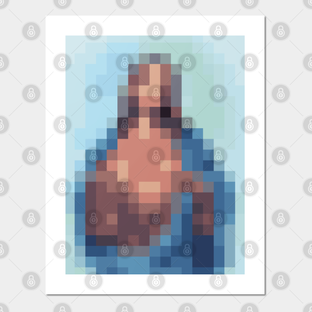 8bit Pixel Art Jesus Christ - Jesus Christ - Posters and Art Prints ...