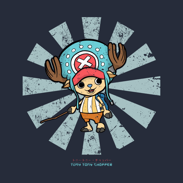 Tony Tony Chopper Retro Japanese One Piece - One Piece - T-Shirt ...
