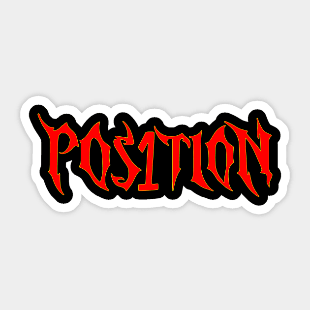 position - Best - Sticker | TeePublic
