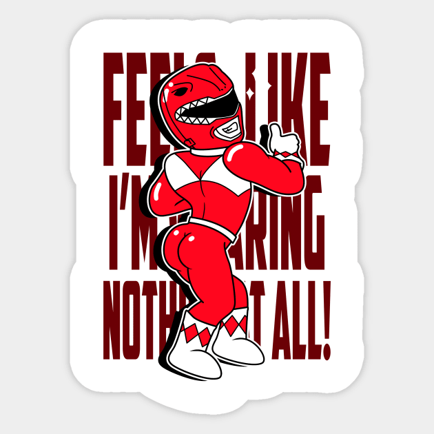 Stupid Sexy Ranger! - Power Rangers - Sticker | TeePublic