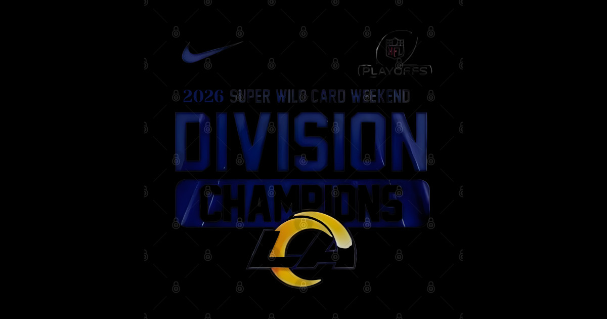 Rams VS Panthers 2026 Super Wild Card Weekend Division Champions - Rams ...