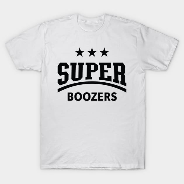 Super Boozers (Drinking Team / Booze / Alcohol / Black) - Boozer - T ...