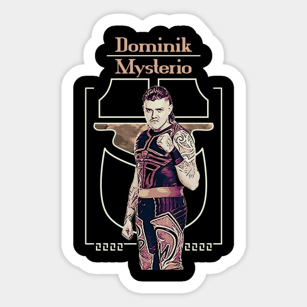 Dominik Mysterio - Wrestler - Sticker | TeePublic