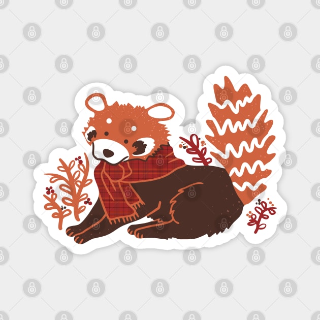 Red Panda - Red Panda - Magnet | TeePublic