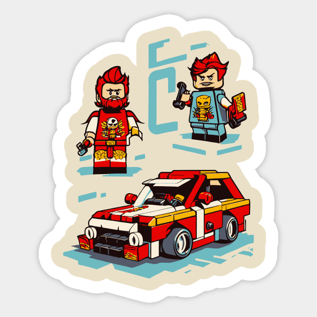 Brick Toys - Brick Toys - Sticker | TeePublic