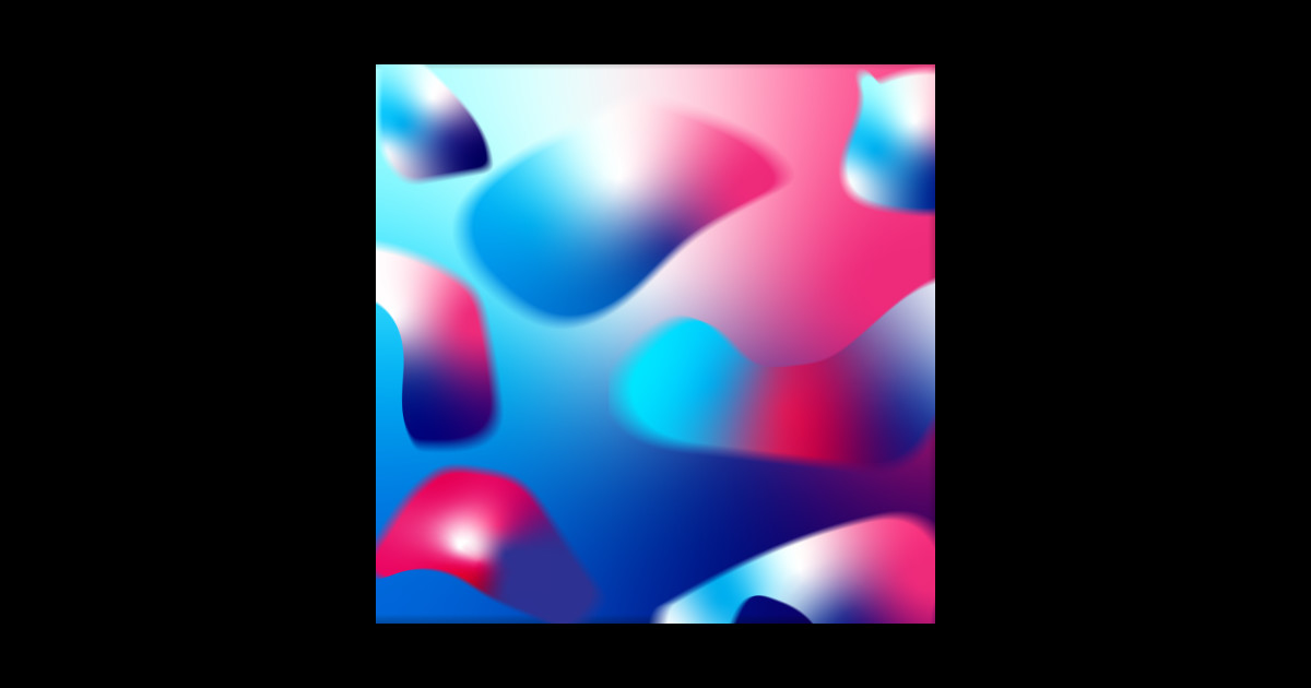 Gradient blur - Gradient Blur - Sticker | TeePublic