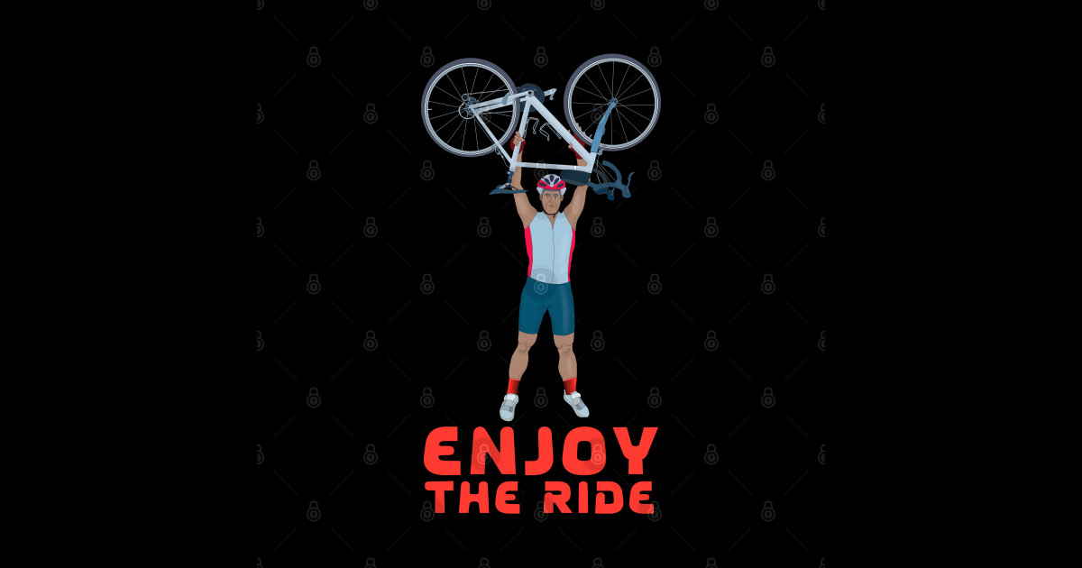 Enjoy The Ride - Bike Lover - Sticker | TeePublic
