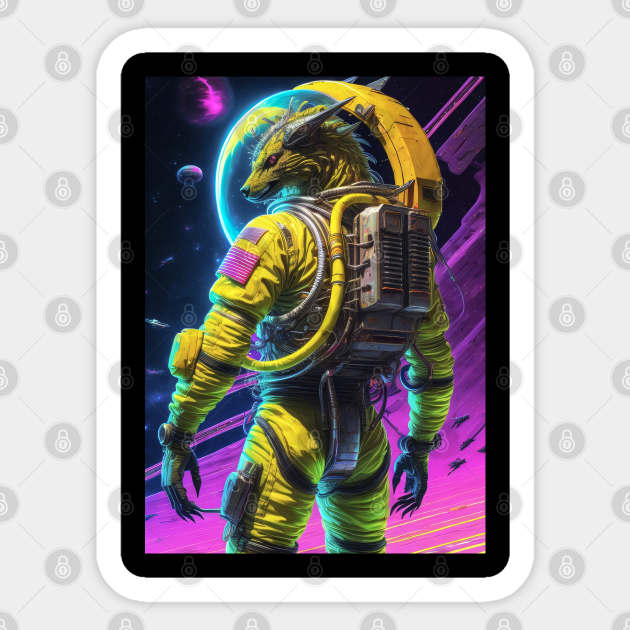 Mutant in Space - Space Mutant - Sticker | TeePublic