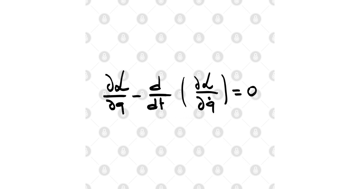 Euler Lagrange Equation Handwritten Physics And Science Physics T