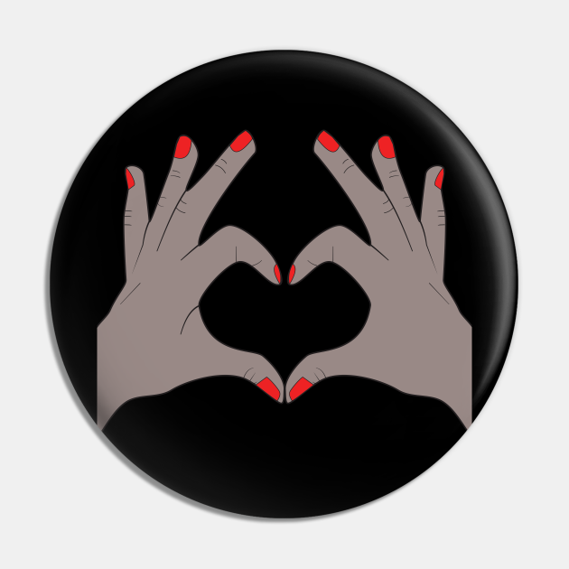 Hands Making Heart Shape Love Sign Language Valentine's Day - Hands ...