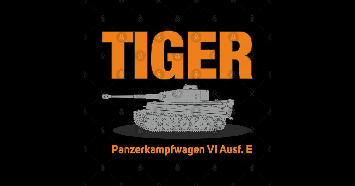 Tiger Panzerkampfwagen VI Aysf. E - Tiger Tank - Sticker | TeePublic