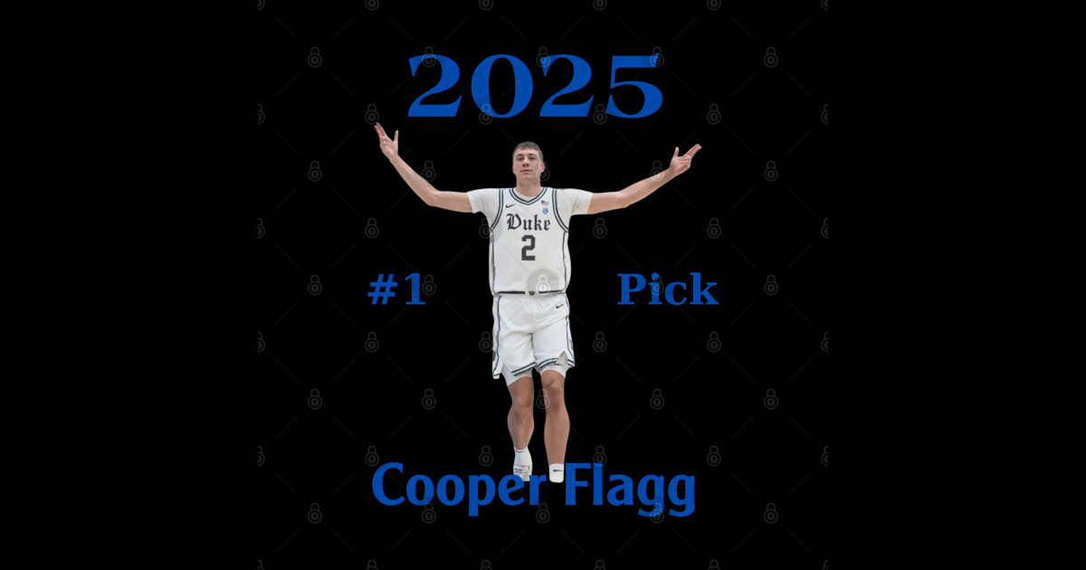 Cooper Flagg #1 Pick/Cooper Flagg NBA - Cooper Flagg - Sticker | TeePublic