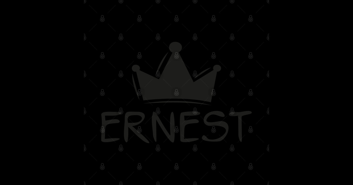 Ernest name, Sticker design. - Ernest - Sticker | TeePublic