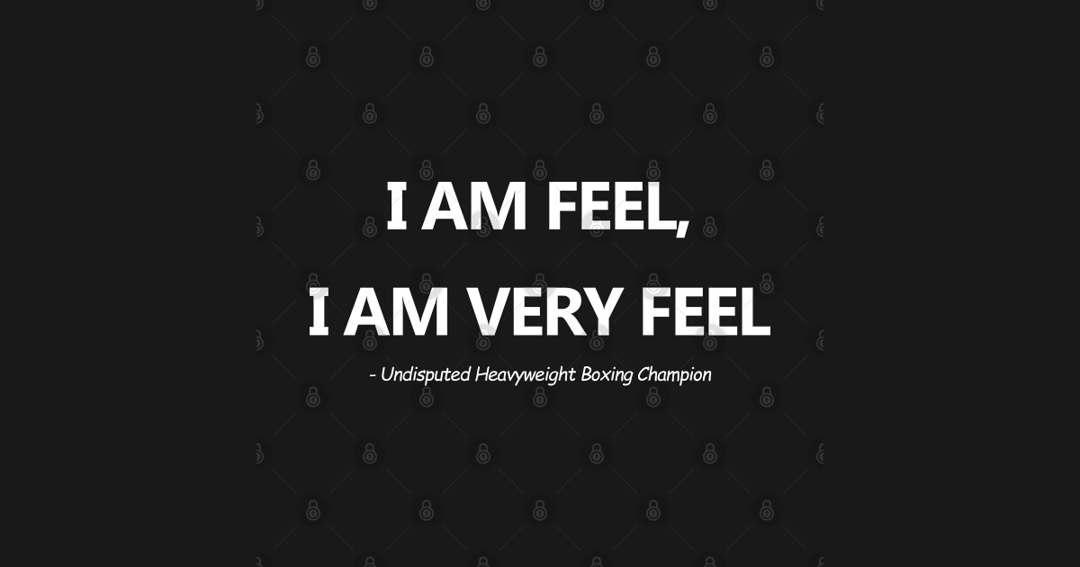 I am feel, I am very feel boxing T-shirt for USYK fans - Usyk - Hoodie ...