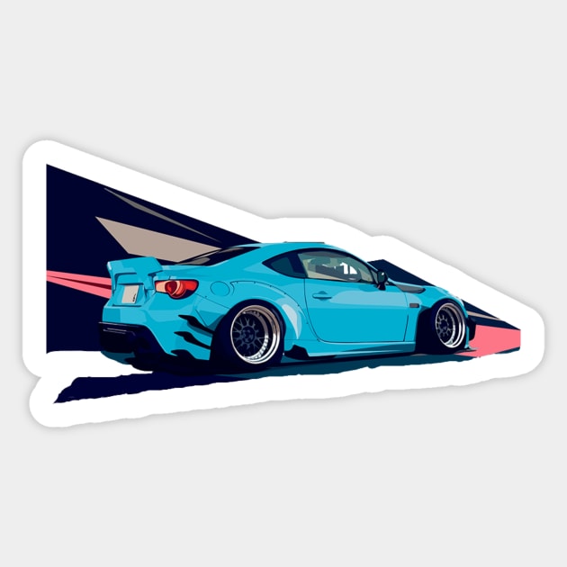 gt86 jdm version - Gt86 - Sticker | TeePublic