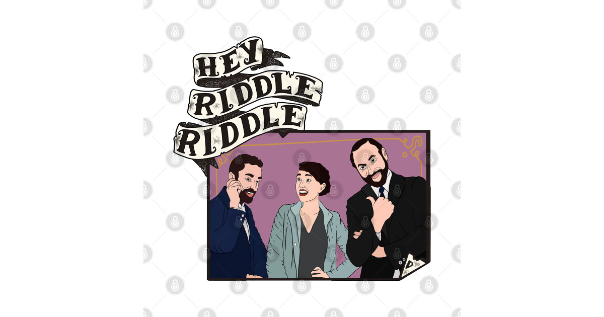 hey riddle riddle - Podcast - T-Shirt | TeePublic