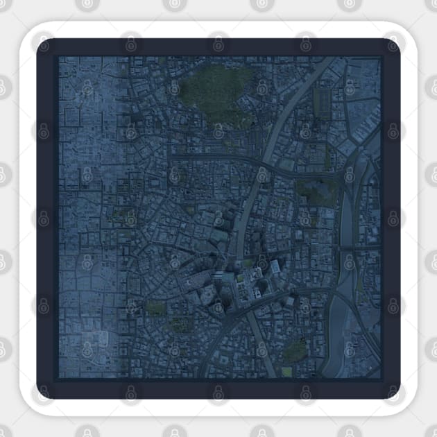 Ghostwire: Tokyo Map - Ghostwire Tokyo - Sticker | TeePublic