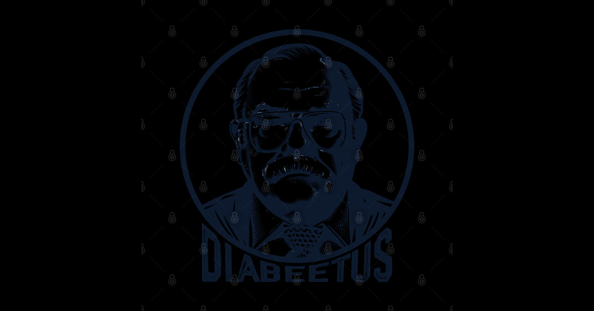 Diabeetus - Wilford Brimley Fan Art - Diabeetus - Sticker | TeePublic