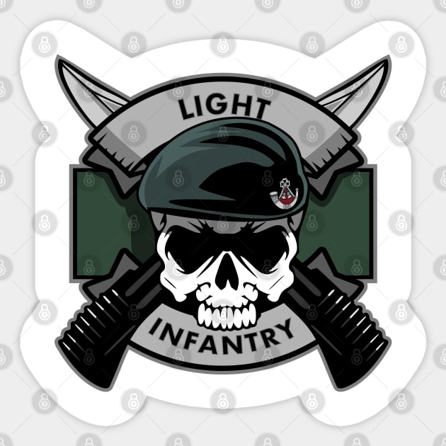 The Light Infantry - British Infantry Regiments - Sticker | TeePublic