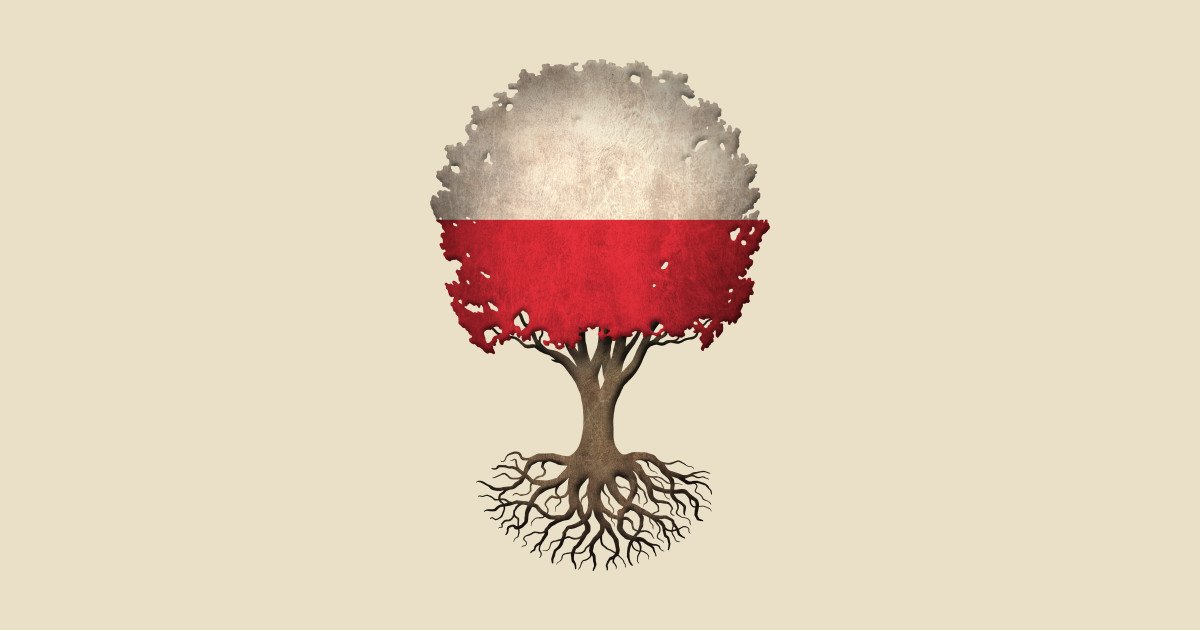 Tree of Life with Polish Flag - Poland - T-Shirt | TeePublic