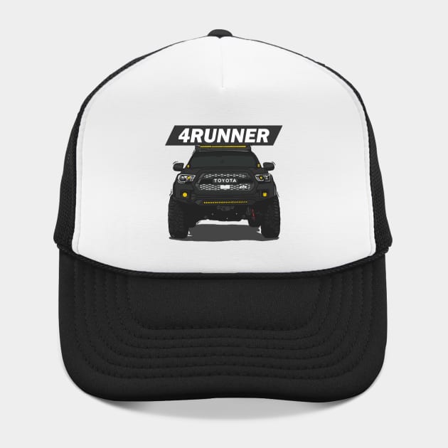 4Runner Toyota Front View - Black - 4runner - Hat | TeePublic
