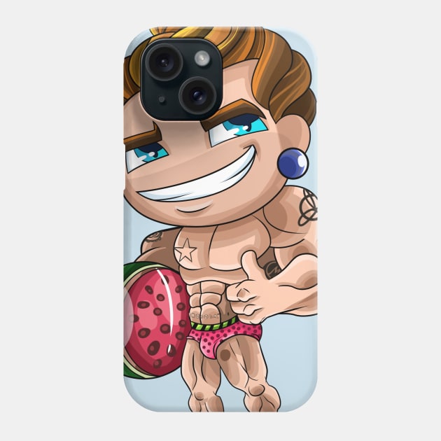 Jason Watermelon Speedo - Speedo Anime Chibi Muscles - Phone Case ...