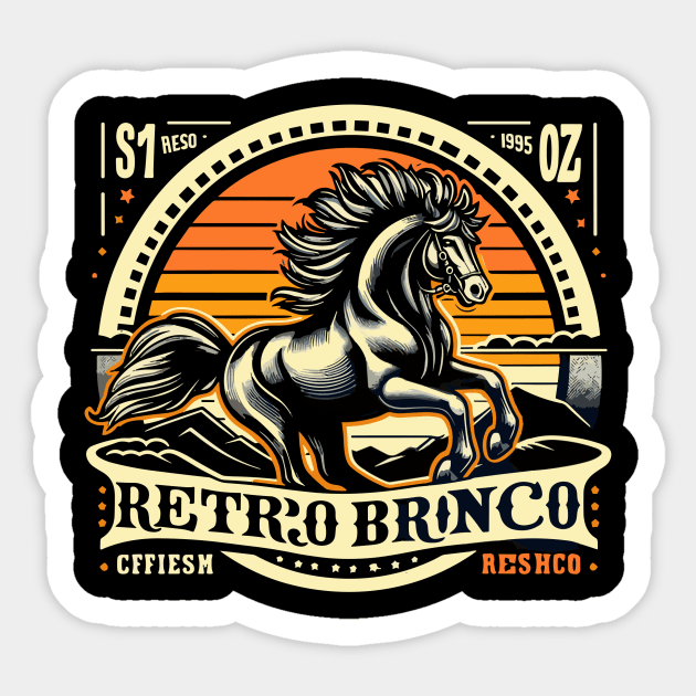 Retro Bronco - Bronco - Sticker | TeePublic