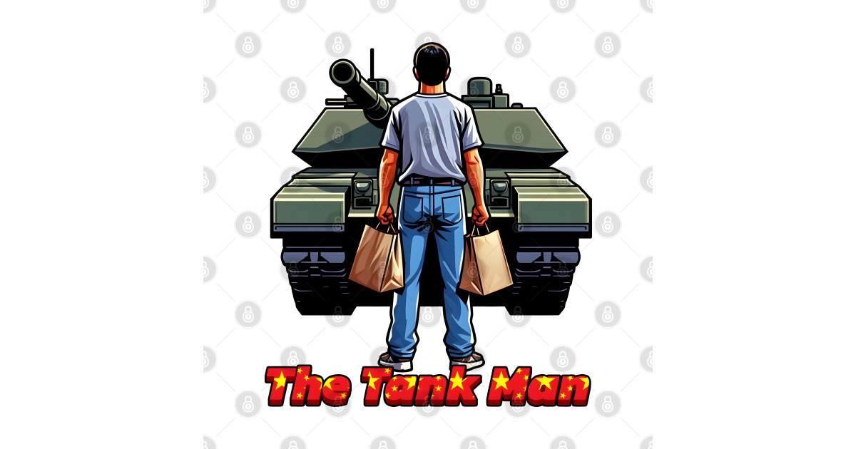 Tank Man - Tank Man - T-Shirt | TeePublic