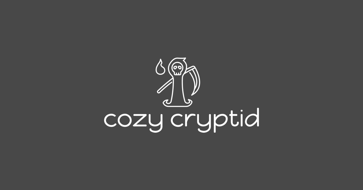 Cozy Cryptid Logo White - Podcast - T-Shirt | TeePublic