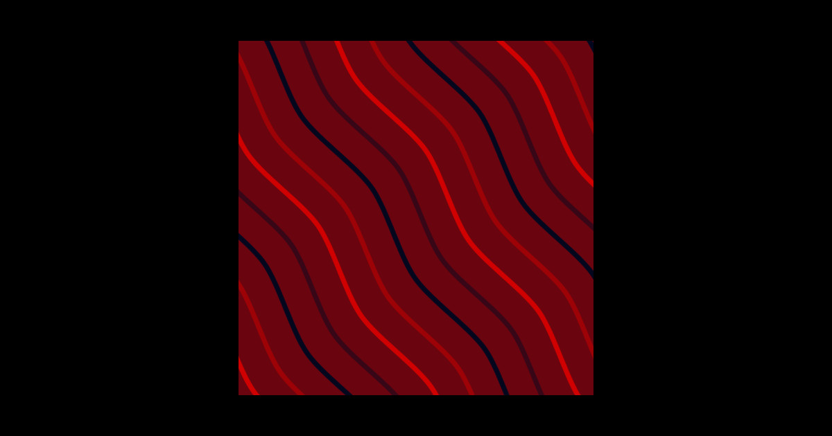 Christmas wave line pattern - Pattern - Sticker | TeePublic